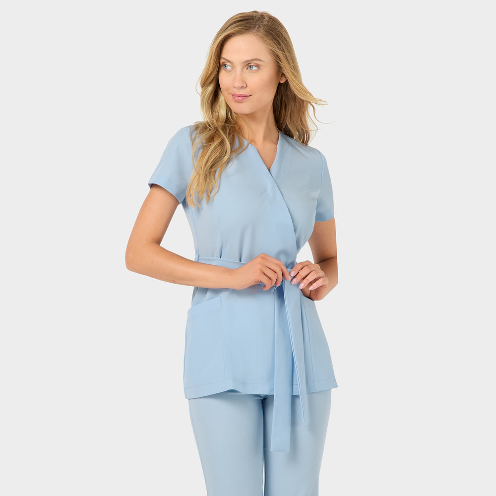 SOPHIA Medical Apron in Baby Blue 💙 - Elegance and Comfort | VENA ...